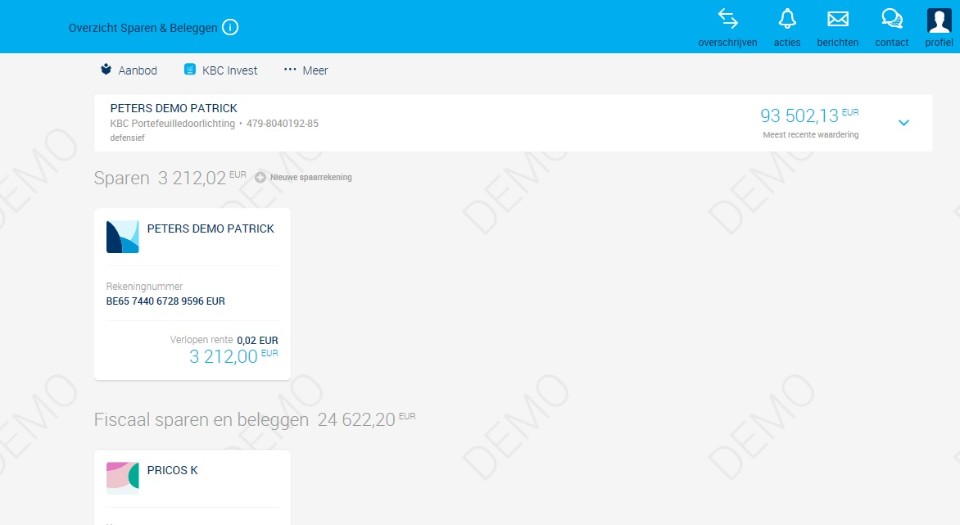 KBC Touch: online banking op je pc en tablet - KBC Bank & Verzekering